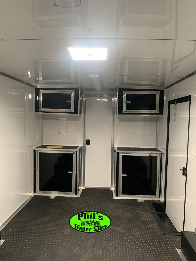 New 8.5X24 Car / Racing Trailer BATHROOM PACKAGE Car Hauler ESC DOOR ...
