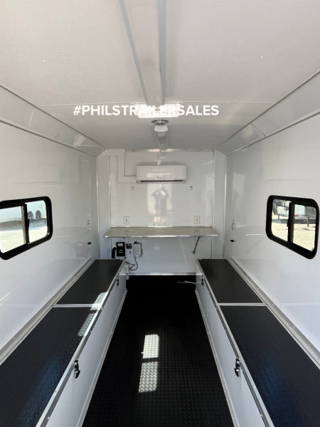 New 2025 CONTINENTAL CARGO Crew trailer 7X14 DOG HOUSE Office Trailer ...