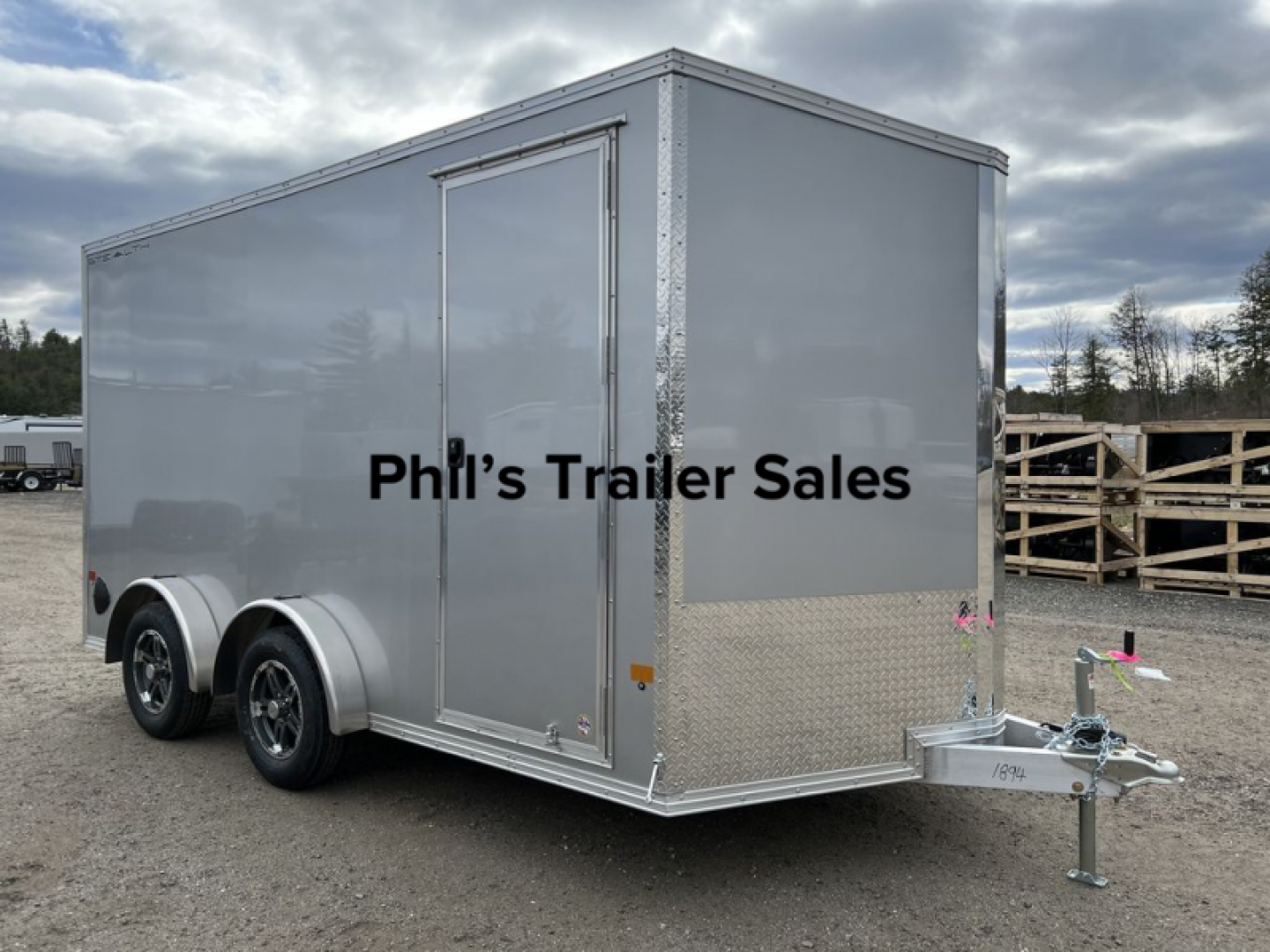 New 2025 E-Z Hauler NEW 7.5X16 V-NOSE ENCLOSED TRAILER MOTORCYCLE CARGO ...