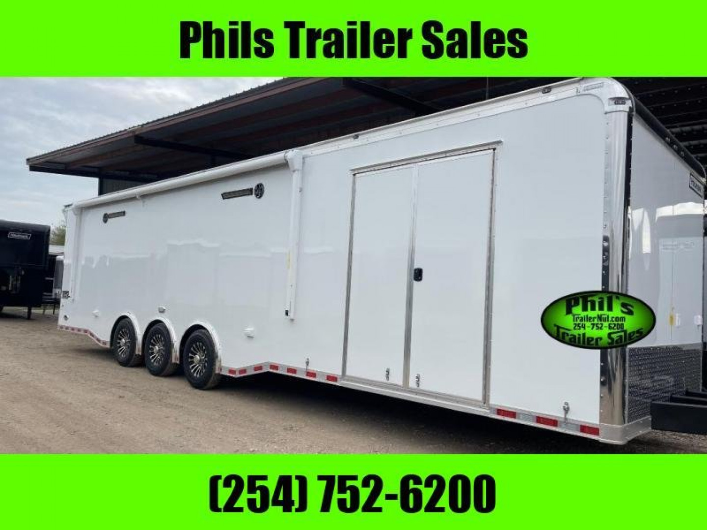 New CLOSEOUT MODEL 34' Haulmark EDGE PRO ELECTRIC AWNING Hydraulic JACK ...