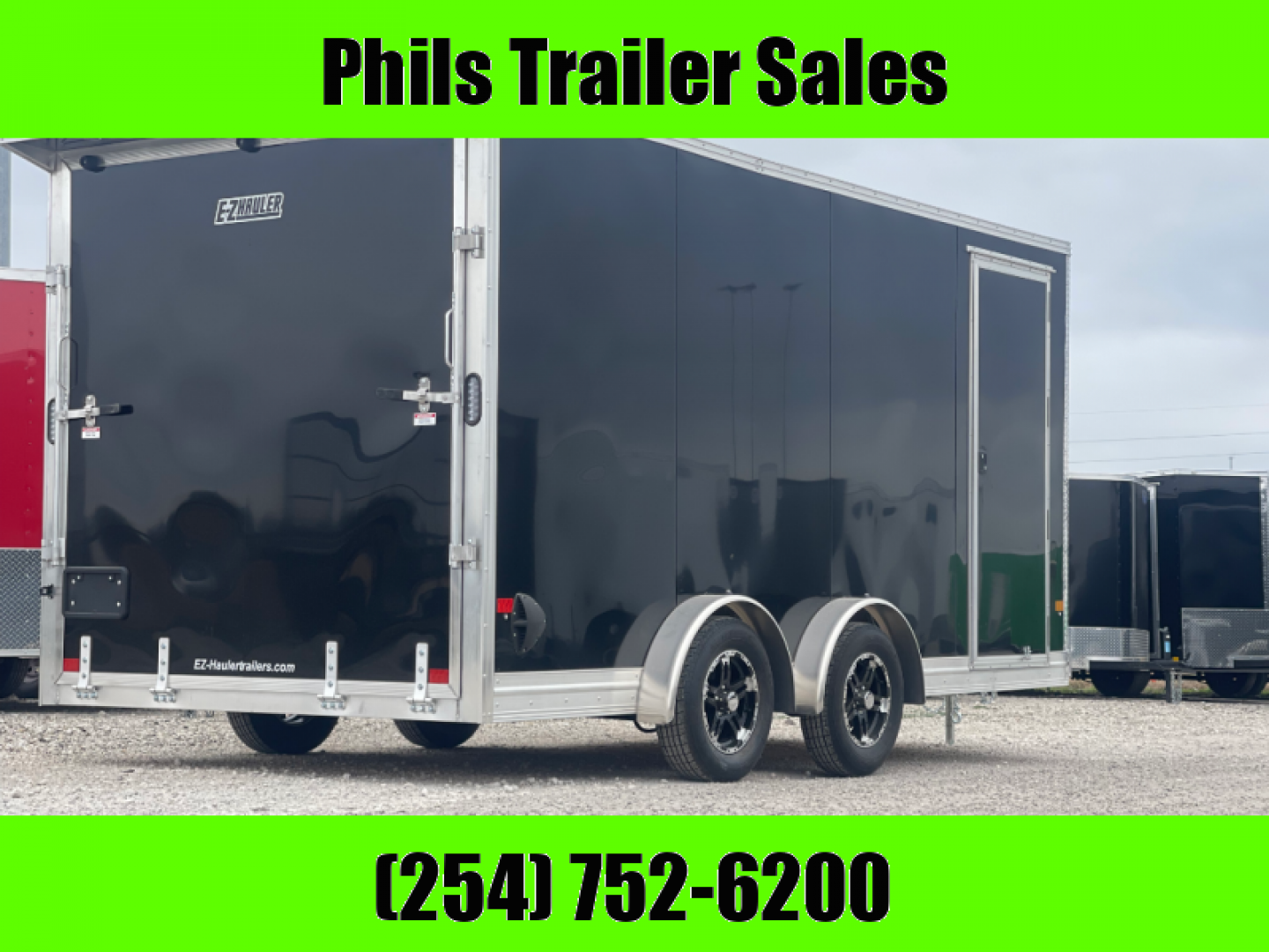 New 2024 EZ HAULER NEW 7X14 V-NOSE ENCLOSED TRAILER CARGO TRAILERS ...