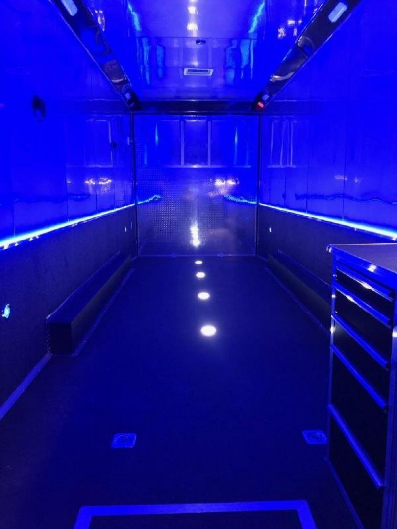 New 2025 32' Haulmark EDGE PRO SPRINT Car / Racing Trailer 9' 4 interior