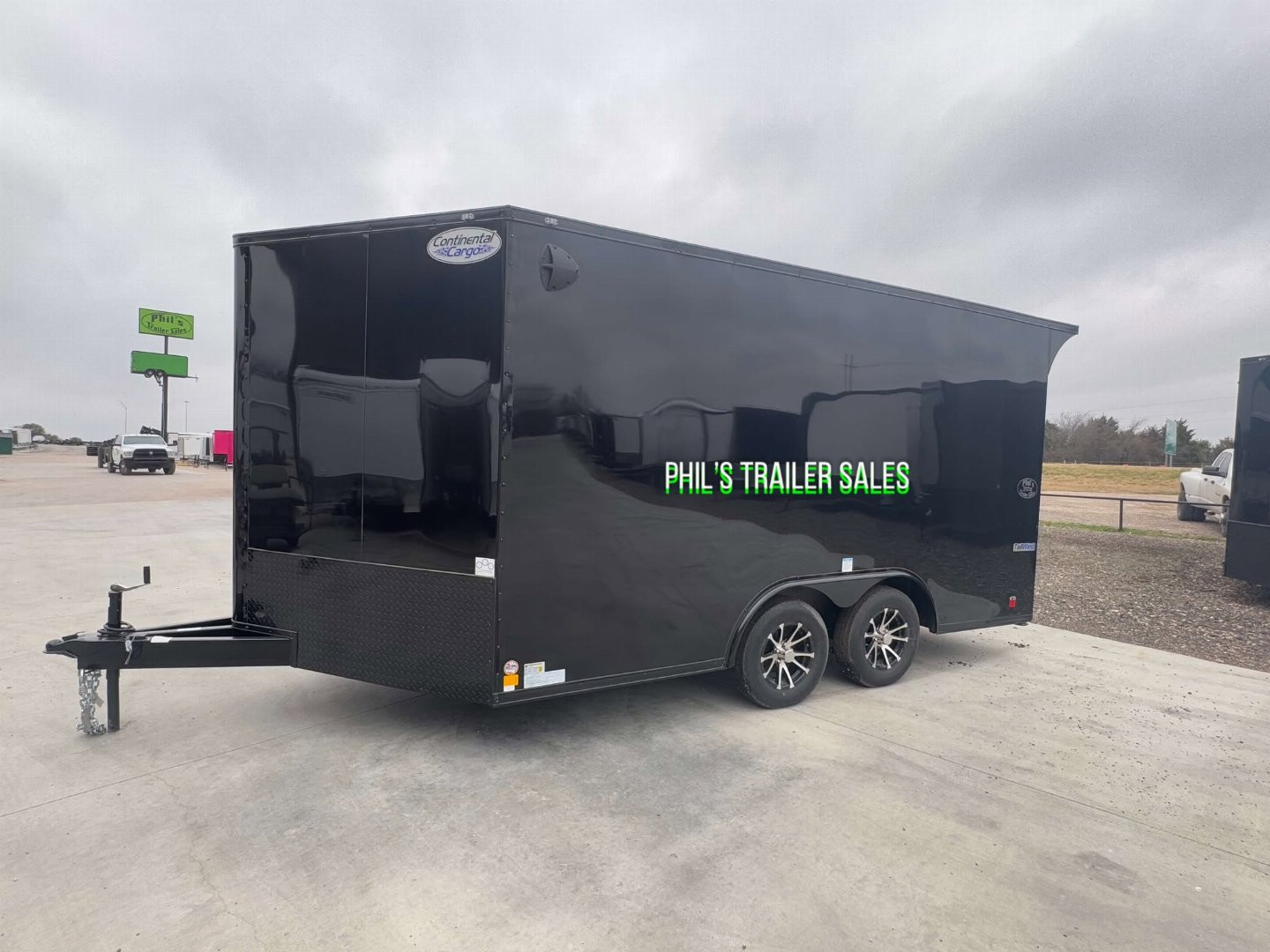 New MOTORCYCLE TRAILER 8.5x14+ 3 v BLACKED OUT LOADED Motorcycle ...