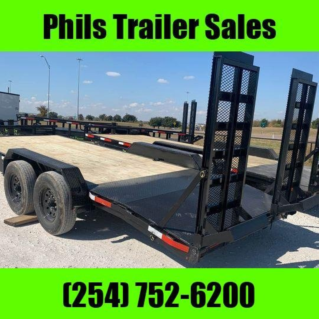 New 83X16 EQUIPMENT HAULER TRAILER THE TANK EQUIPMENT TRAILERS STAND UP ...