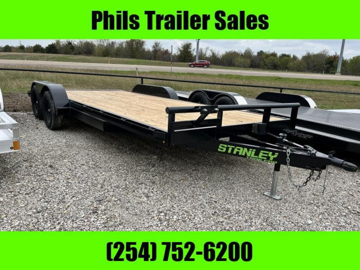New Stanley Trailers NEW 18' OPEN CAR HAULER WOOD DECK OPEN TRAILER ...