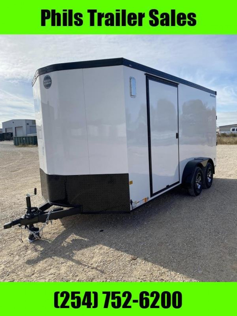 New 2025 WELLS CARGO NEW 7X16 V-NOSE WELLS CARGO ENCLOSED TRAILER CARGO ...