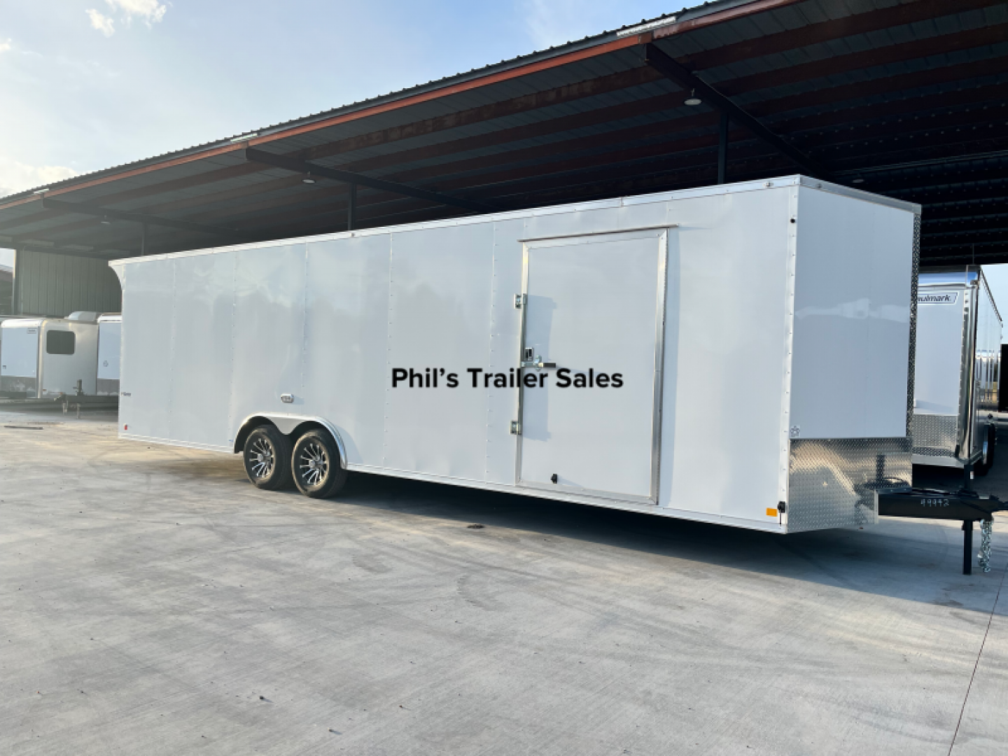New CONTINENTAL CARGO 28 + V NOSE ALUMINUM WHEELS ENCLOSED TRAILER CAR ...