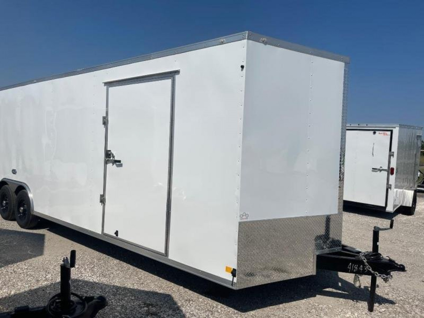 New CONTINENTAL CARGO 28 + V NOSE ALUMINUM WHEELS ENCLOSED TRAILER CAR ...