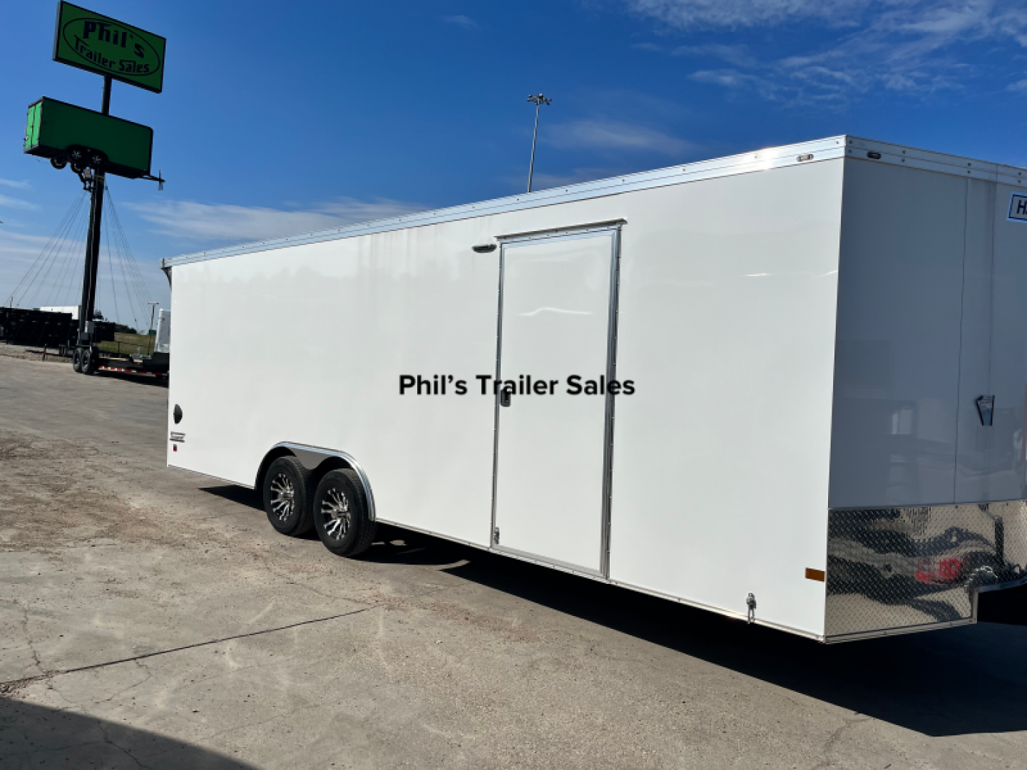 New CONTINENTAL CARGO 28 + V NOSE ALUMINUM WHEELS ENCLOSED TRAILER CAR ...