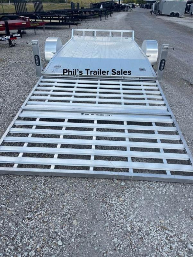 New ALL ALUMINUM 6.5x14 Utv trailer slingshot trailer 7 ft ramp Utility ...