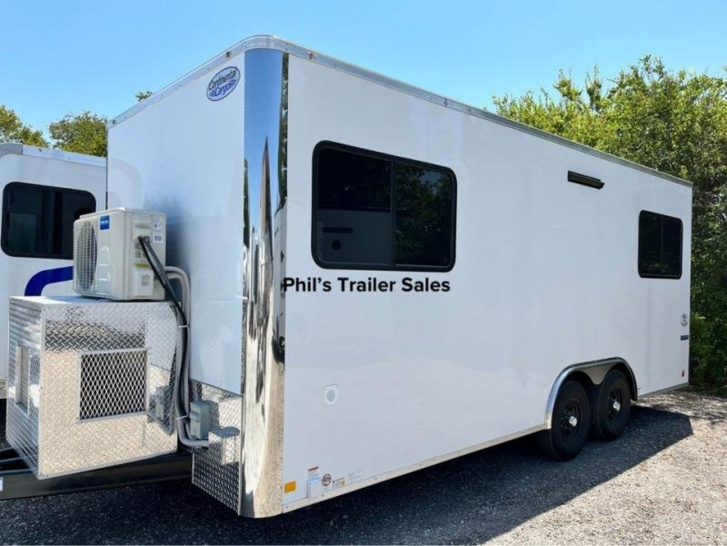 New Continental Cargo 20 OFFICE TRAILER WITH MINI SPLIT JOBSITE TRAILER ...