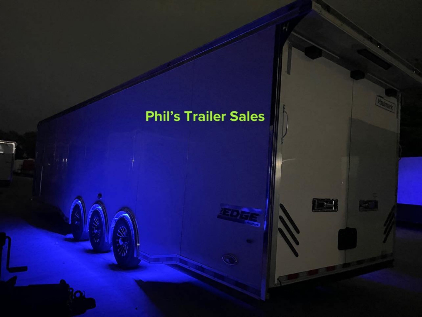 New 2025 HAULMARK 85X32 EDGE ENCLOSED CAR RACE TRAILER ELECTRIC AWNING TRAILER CARGO TRAILERS ...