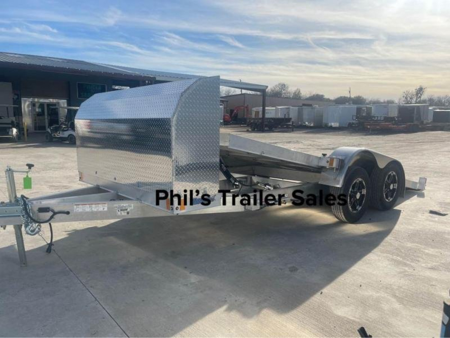 New Mission 20' ALUMINUM TILT OPEN CAR HAULER Utility Trailer ROCK ...