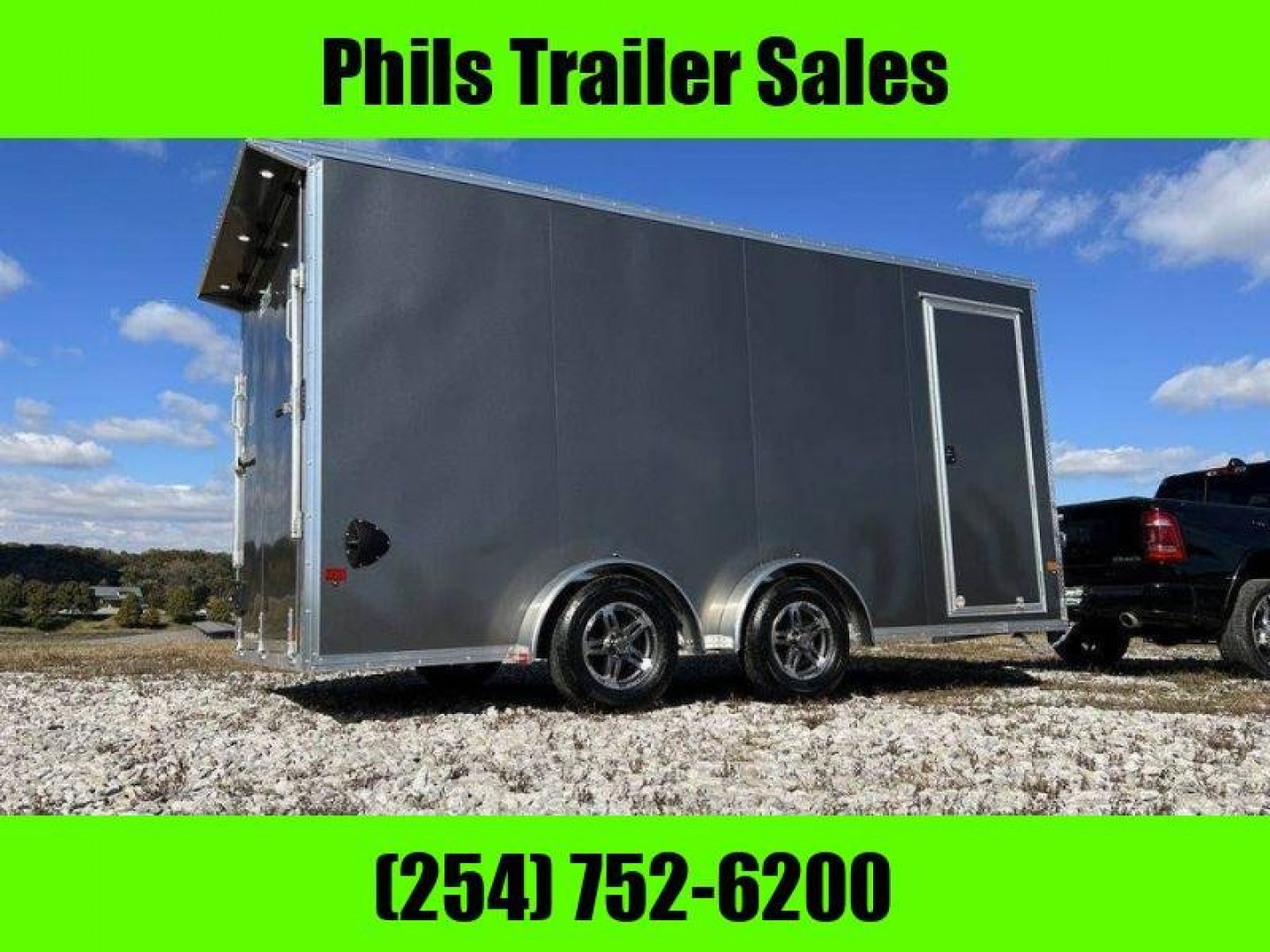 New 2024 EZ HAULER NEW 7.5X16 V-NOSE ENCLOSED TRAILER 7'6 " interior ...