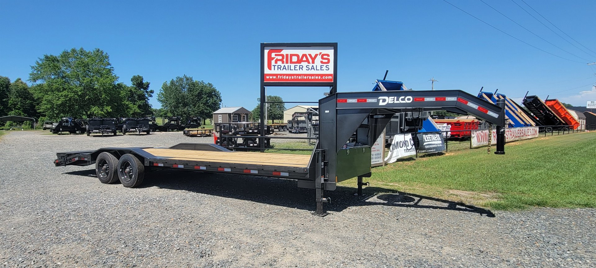 New 2025 Delco Trailers CO 20K 26' x 102" Gooseneck w/ Mega Ramps Equipment Trailer for sale in ...