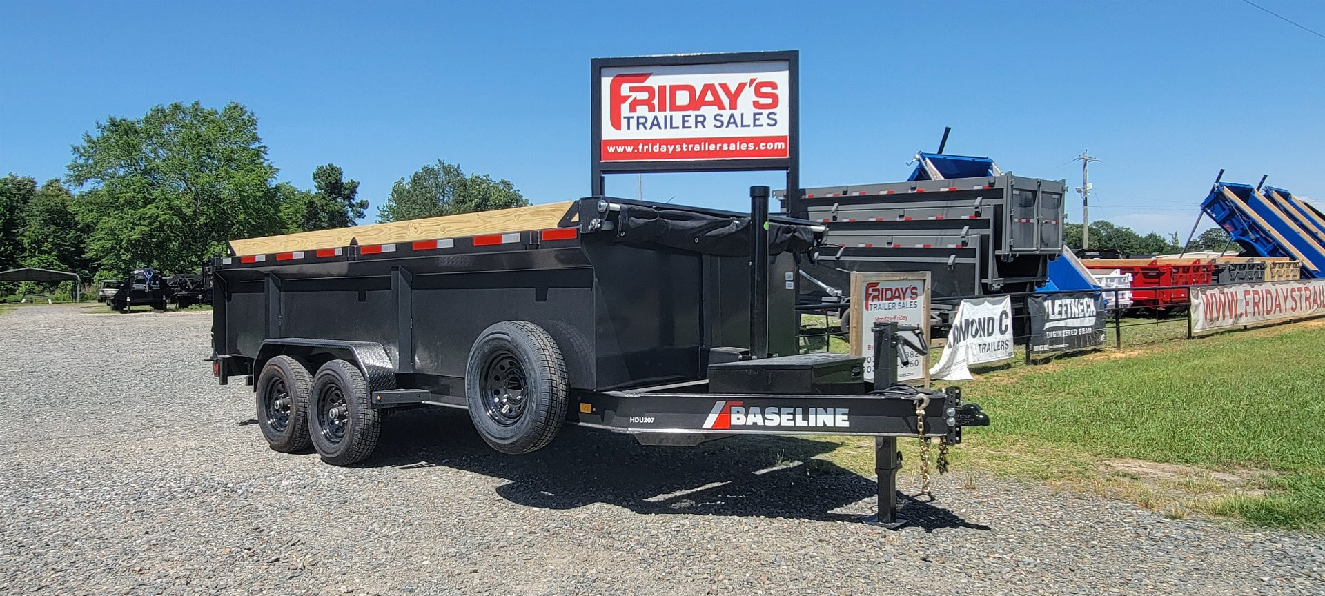 New 2025 Baseline HDU207 16'x82" Dump Trailer Dump Trailer for sale in Texarkana, TX