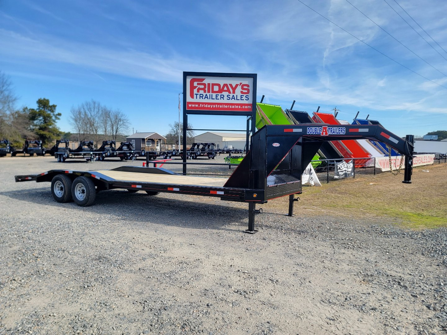 New 2025 Double A Trailers 26'x102" Gooseneck Equipment Trailer with ...