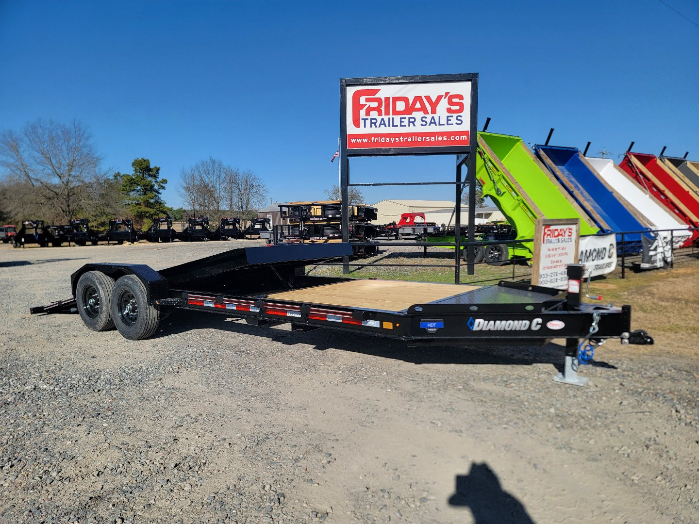 New 2025 Diamond C Trailers HDT207 22' x 82" Tilt Trailer Pacesetter ...