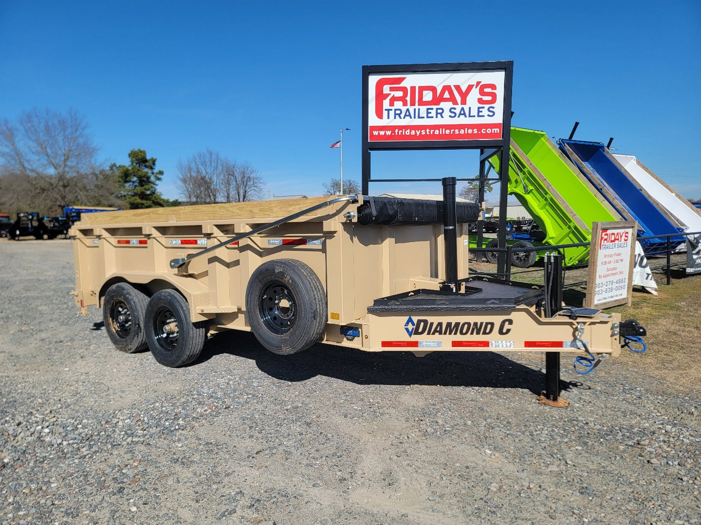 New 2025 Diamond C Trailers LPT207 14' x 82" Dump Trailer Pacesetter ...