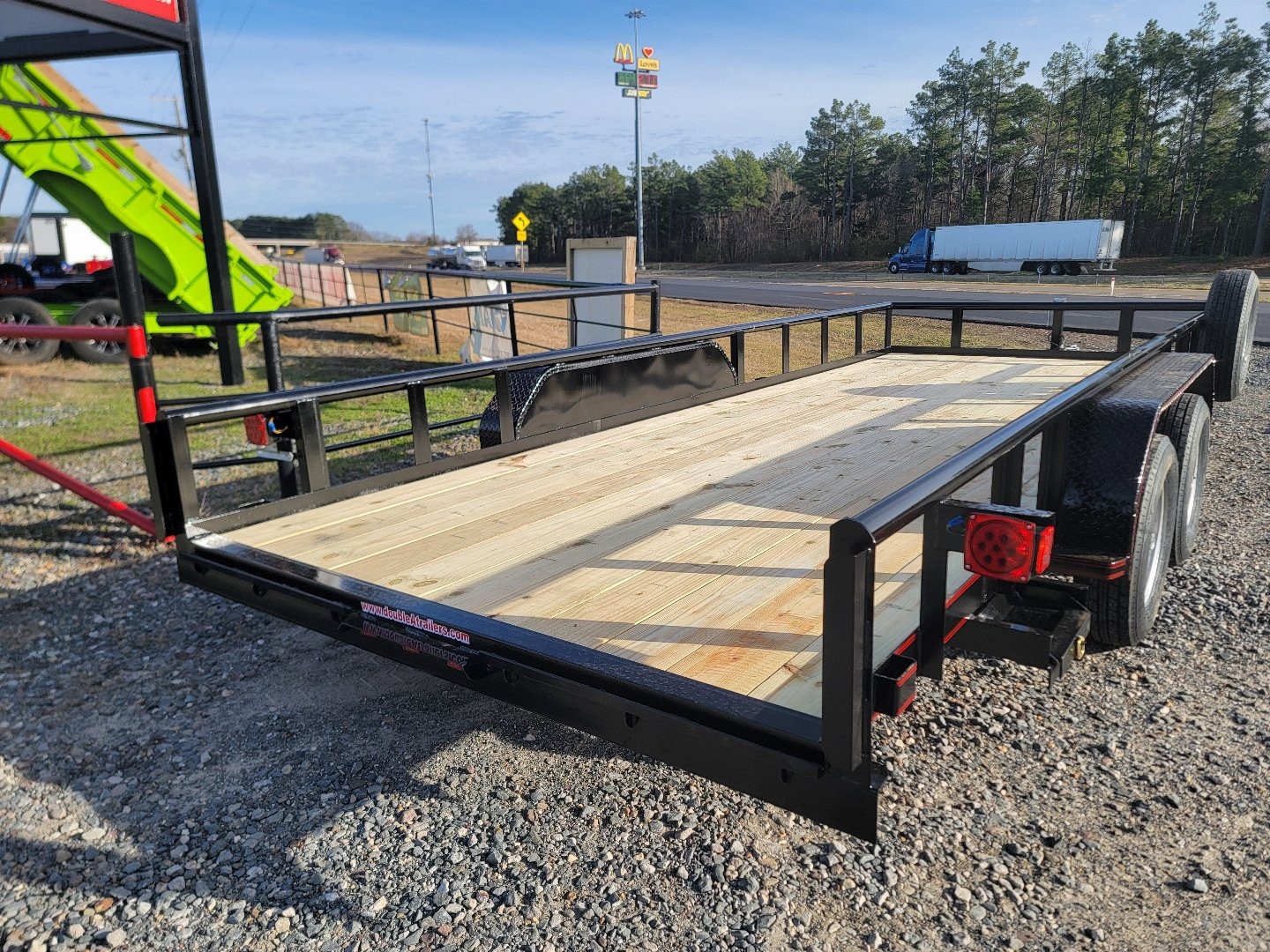 New 2025 Double A 18'x83" Tandem Axle Pipe Top