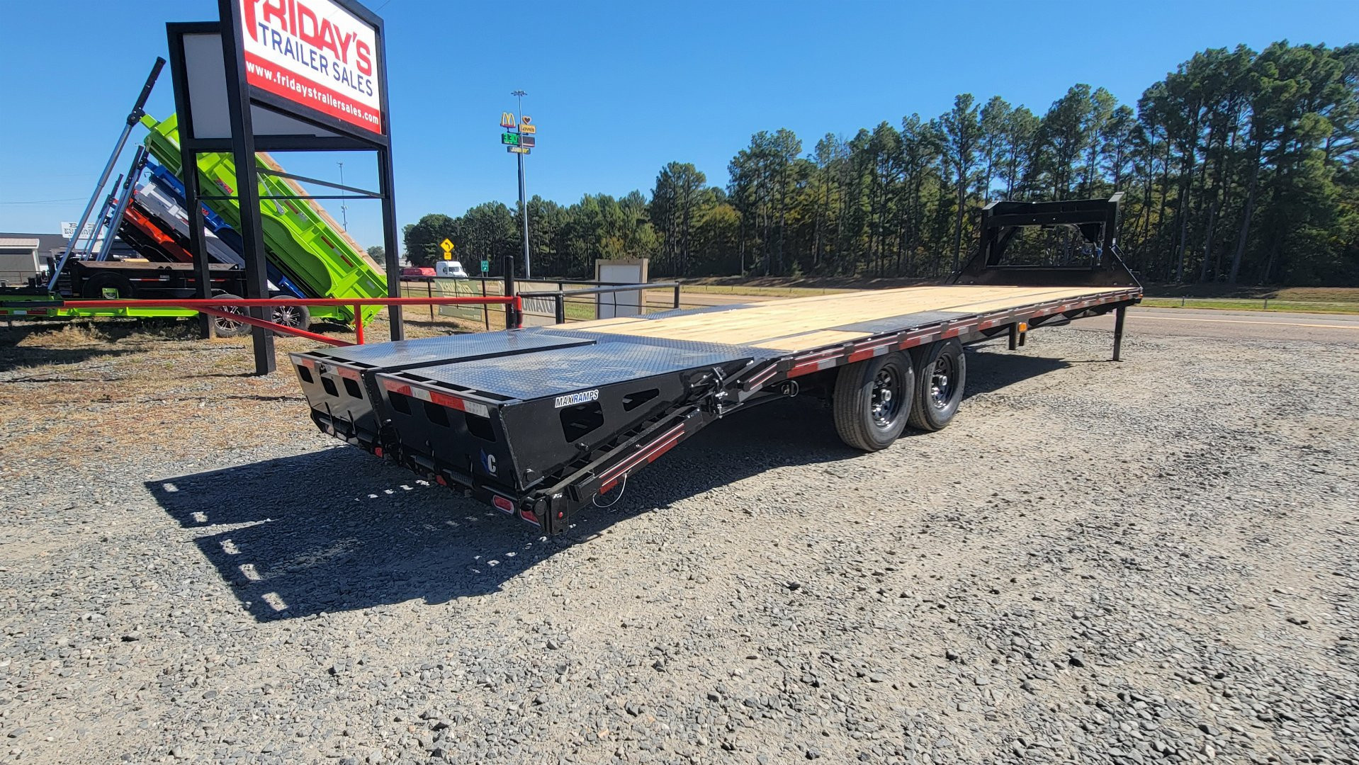 New 2025 Diamond C Trailers FMAX207 30'x102" w/ Max Ramps Equipment ...