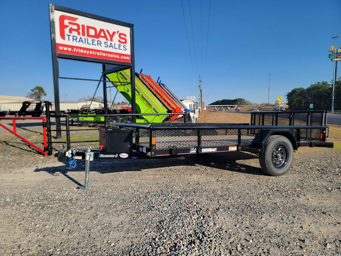 New 2024 Diamond C Trailers PSA135 12'x77" Single Axle Trailer Utility ...
