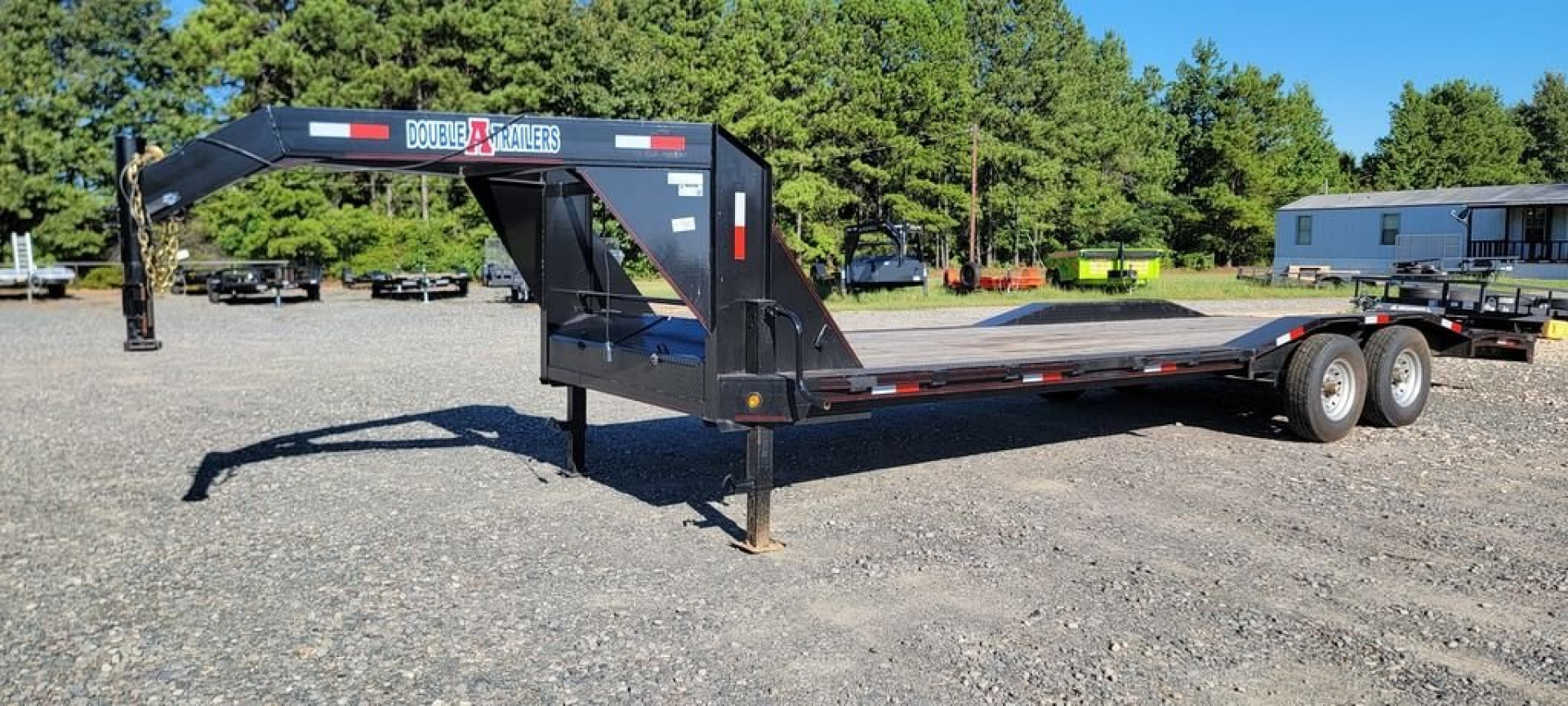 Used 2022 Double A Trailers 26'X102" Gooseneck Equipment Trailer with ...