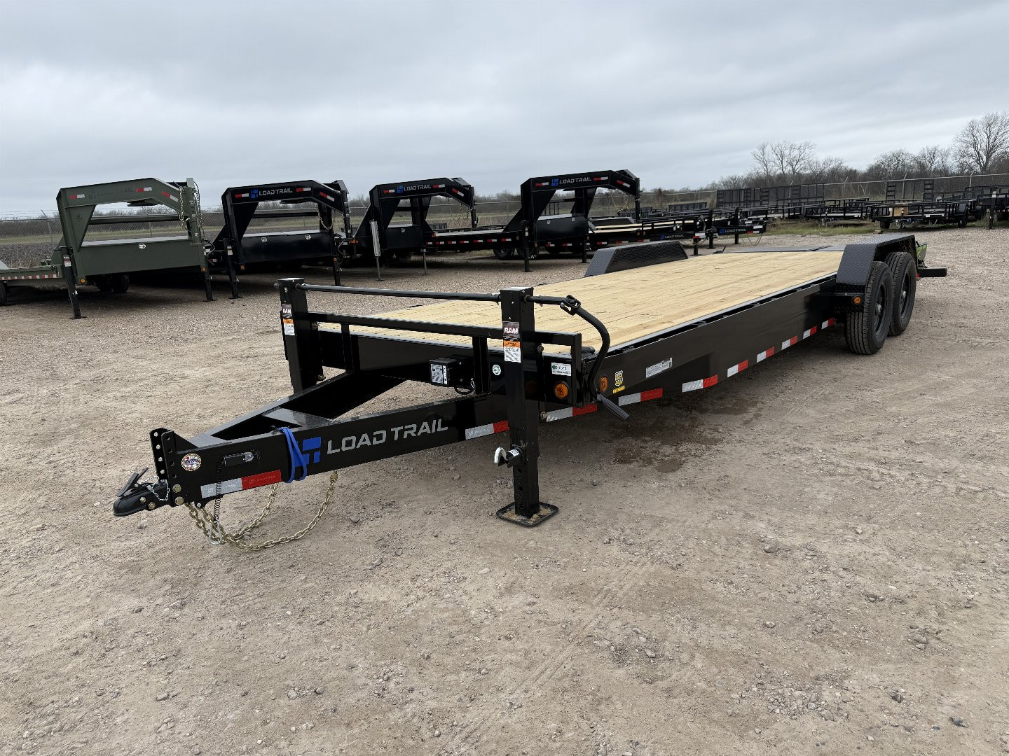 New 2025 Load Trail 83'' X 24' LOWBOY MAX RAMPS 14K Car Hauler