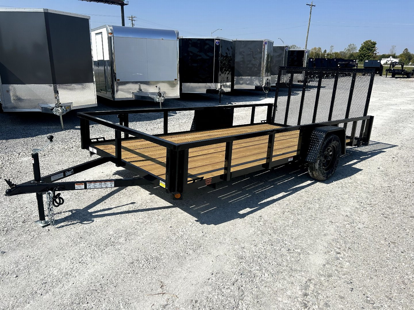 New 2026 Quality Steel and Aluminum 82"x14' Steel Utility Trailer