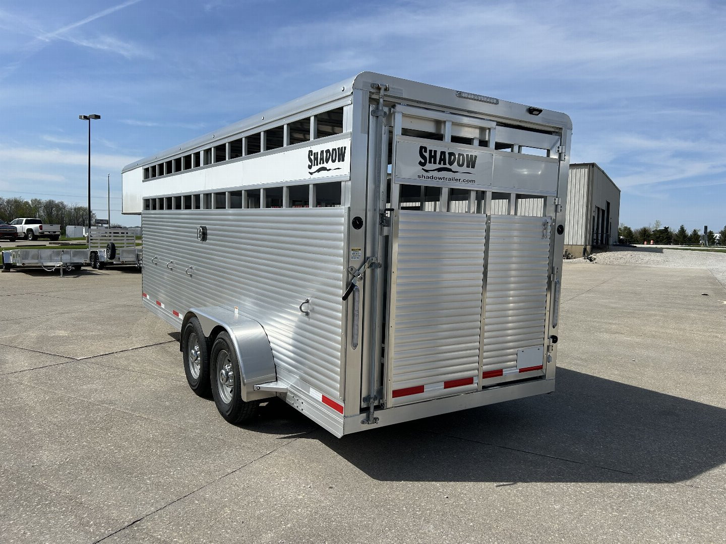 New 2025 Shadow 20' Gooseneck Stock Trailer