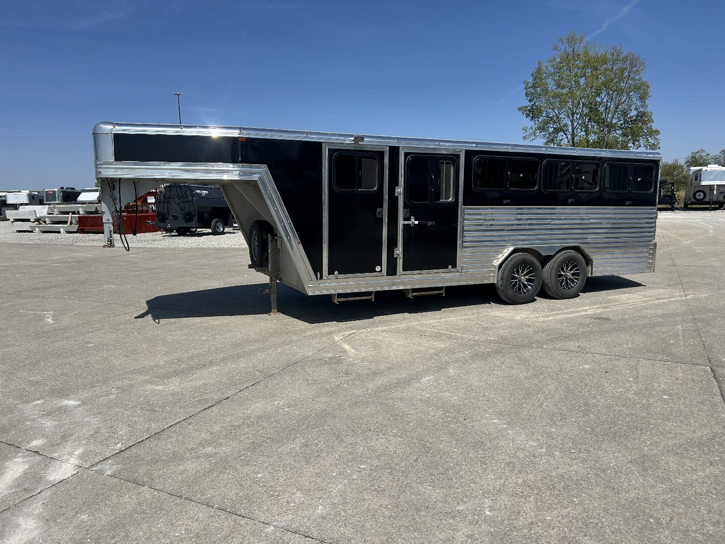 Used 2018 Frontier Trailers 8 Pen Show Stock Trailer