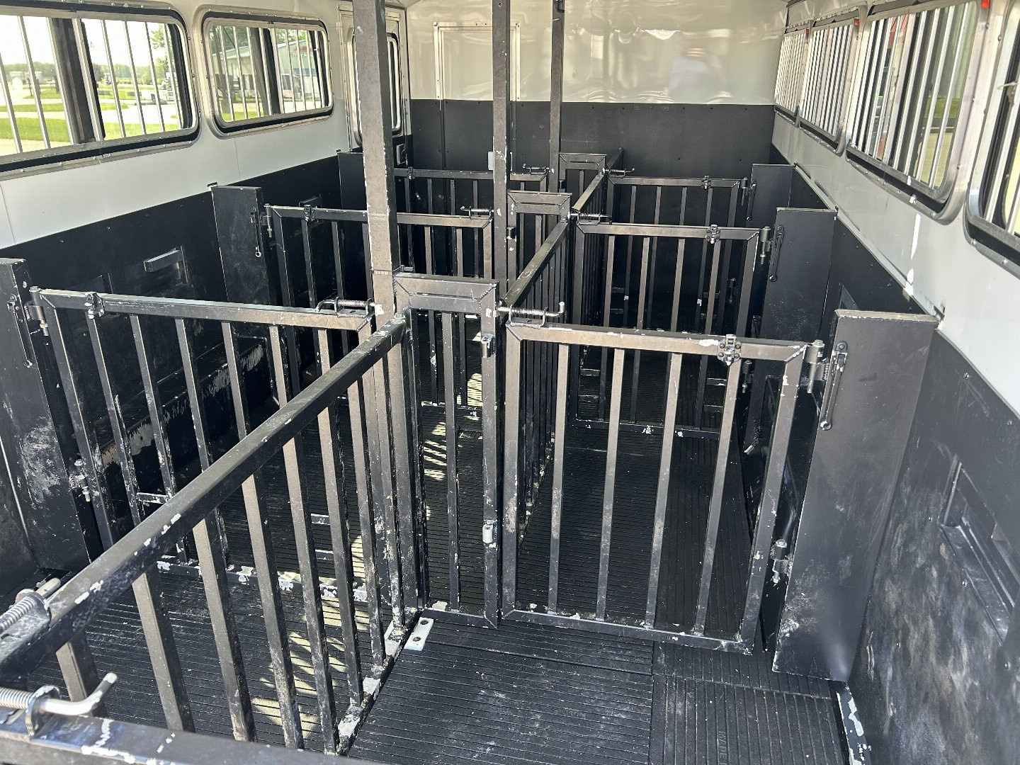 Used 2018 Frontier Trailers 8 Pen Show Stock Trailer