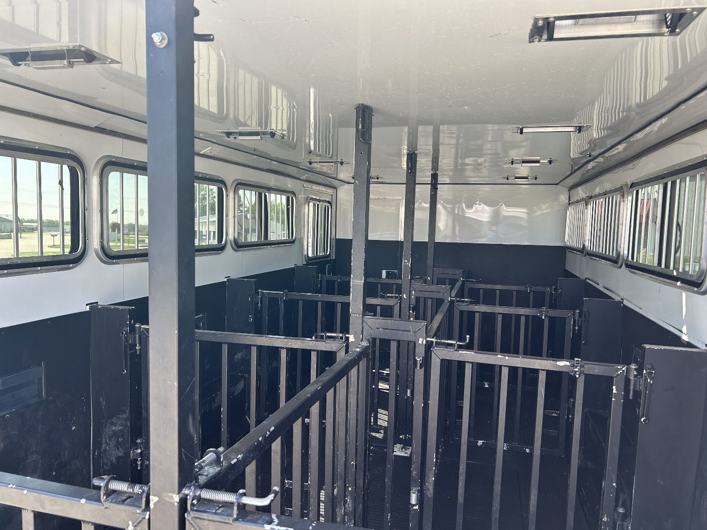 Used 2018 Frontier Trailers 8 Pen Show Stock Trailer