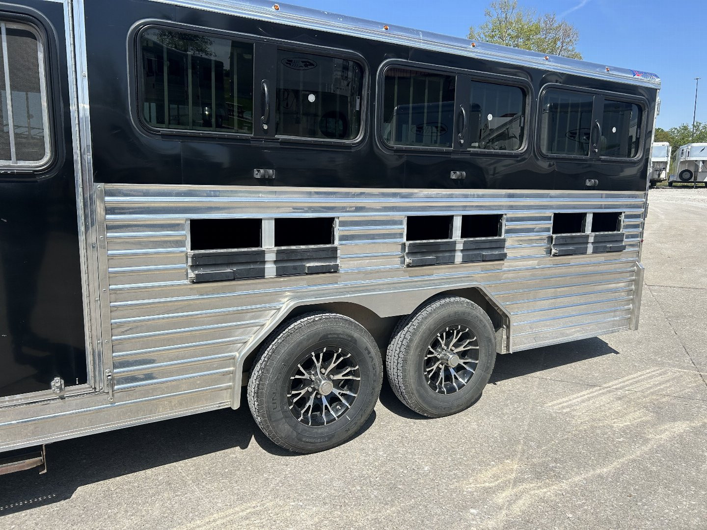 Used 2018 Frontier Trailers 8 Pen Show Stock Trailer