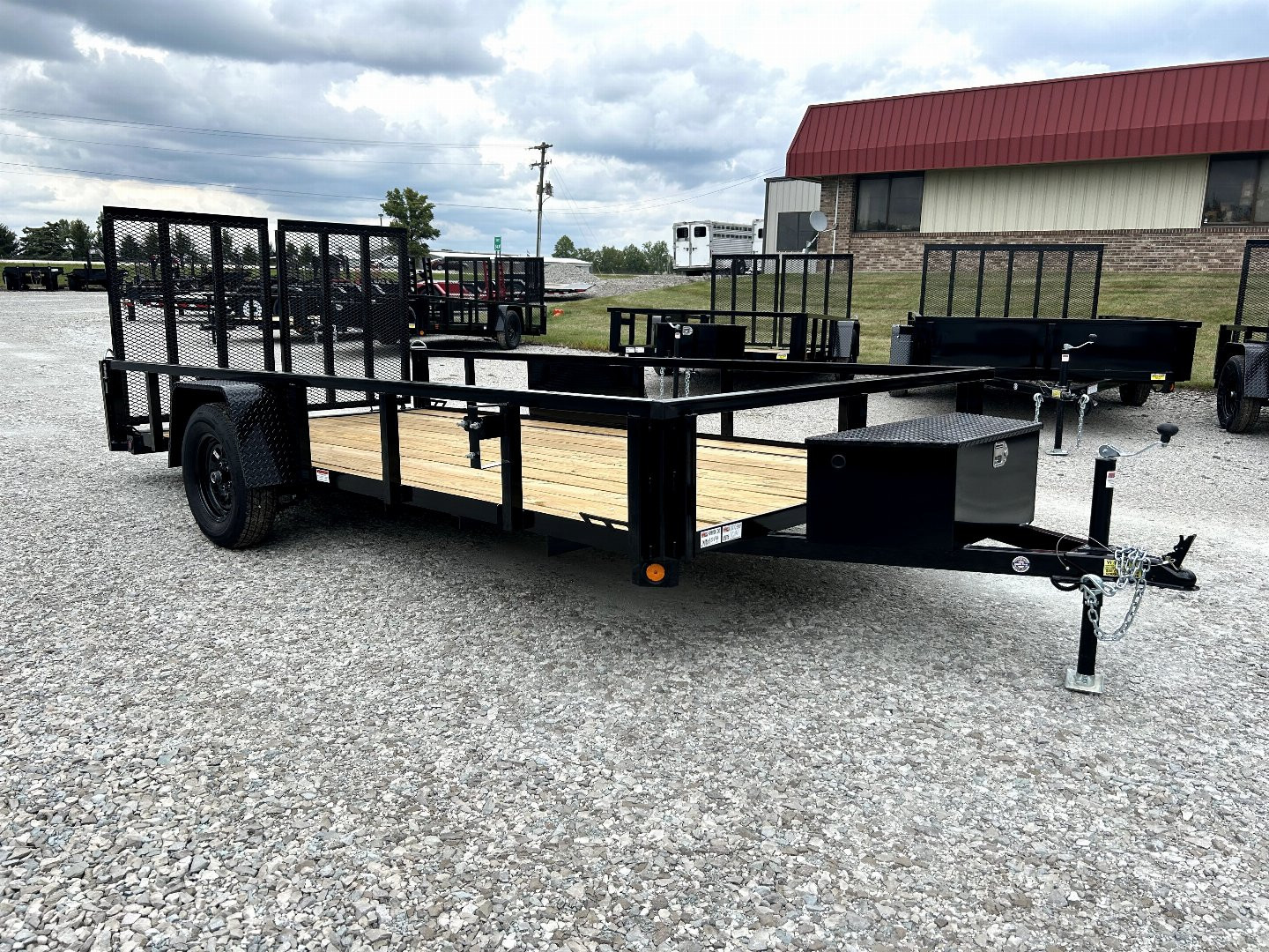 New 2025 Quality Steel and Aluminum 82"x14' Steel Utility Trailer
