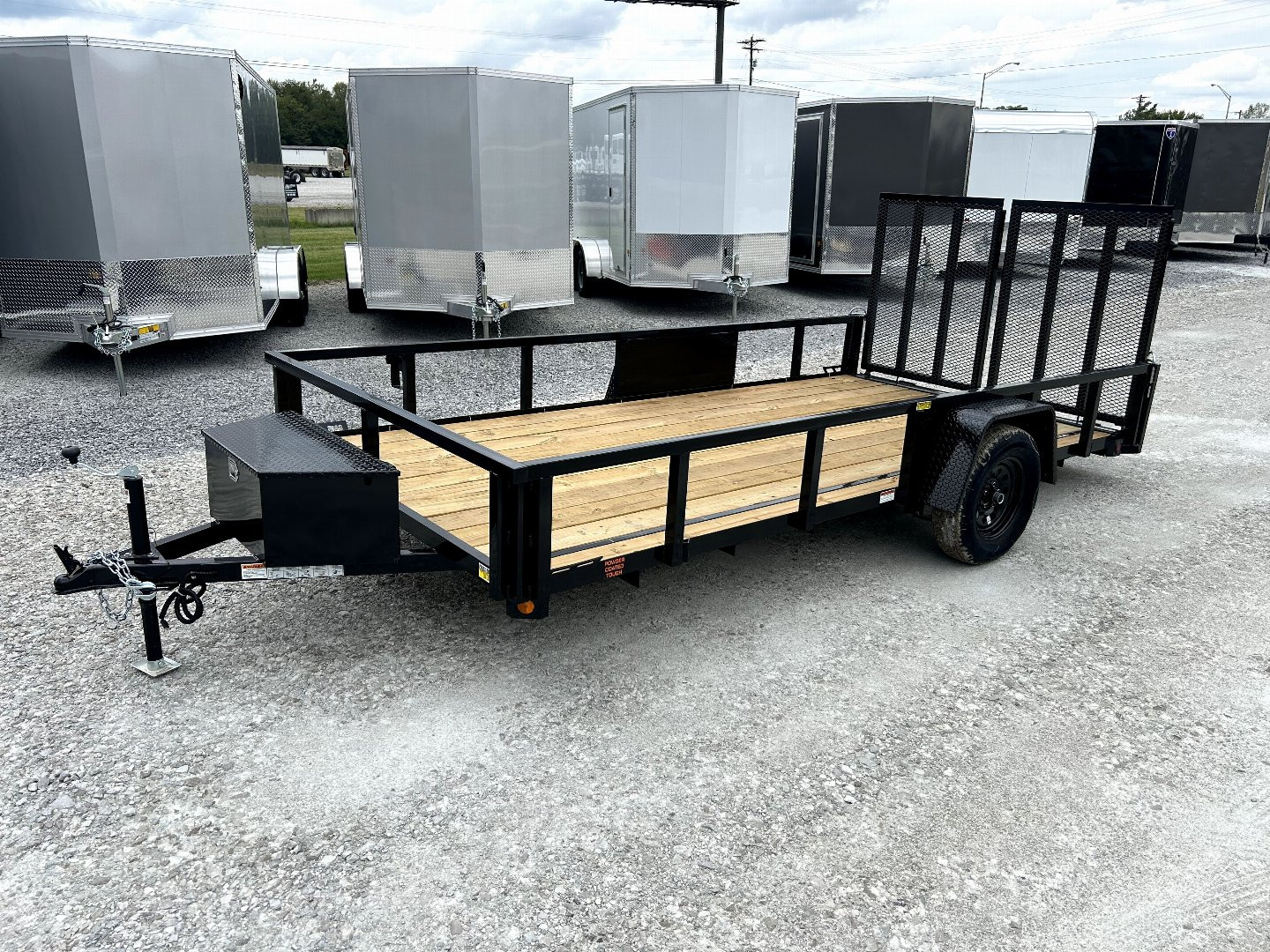 New 2025 Quality Steel and Aluminum 82"x14' Steel Utility Trailer