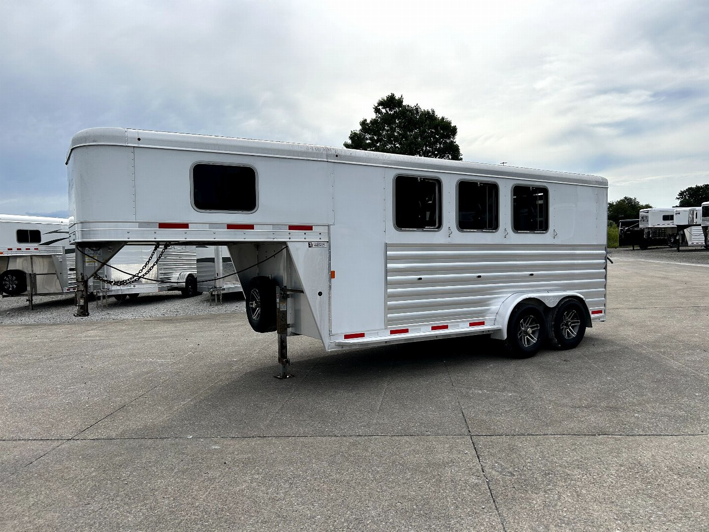 Used 2020 Exiss Trailers 3 Horse Slant Load Horse Trailer