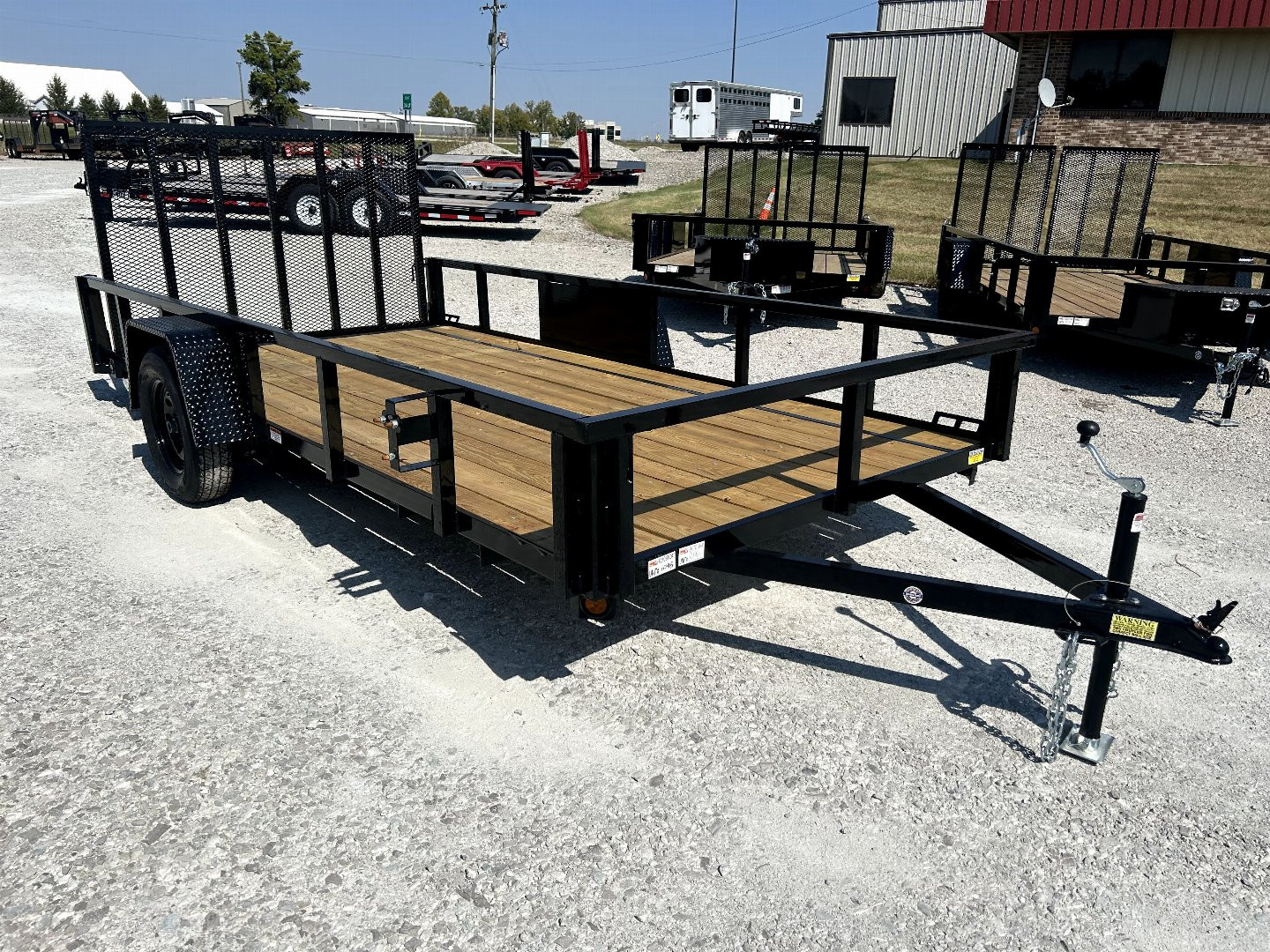 New 2025 Quality Steel and Aluminum 82"x14' Steel Utility Trailer for ...
