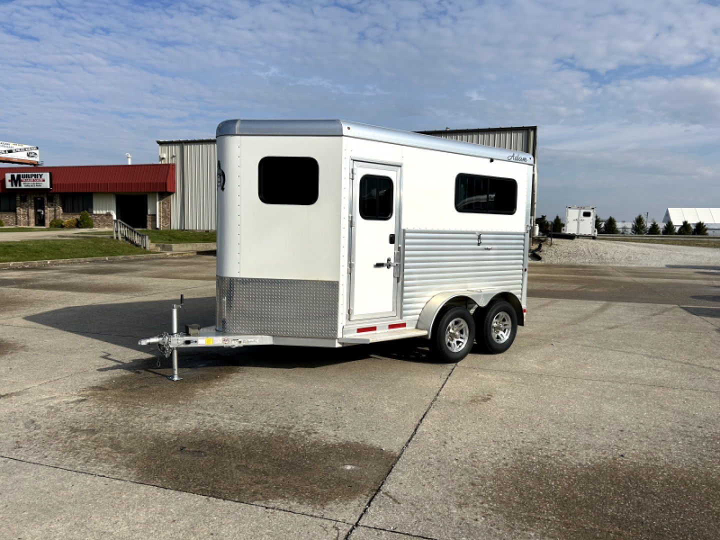 New 2024 Adam 2 horse straight load bumper pull Horse Trailer