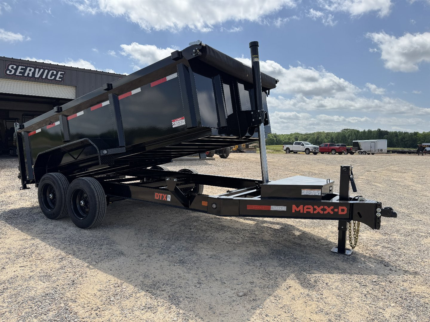New 2025 MAXXD DTX8314 Dump Trailer