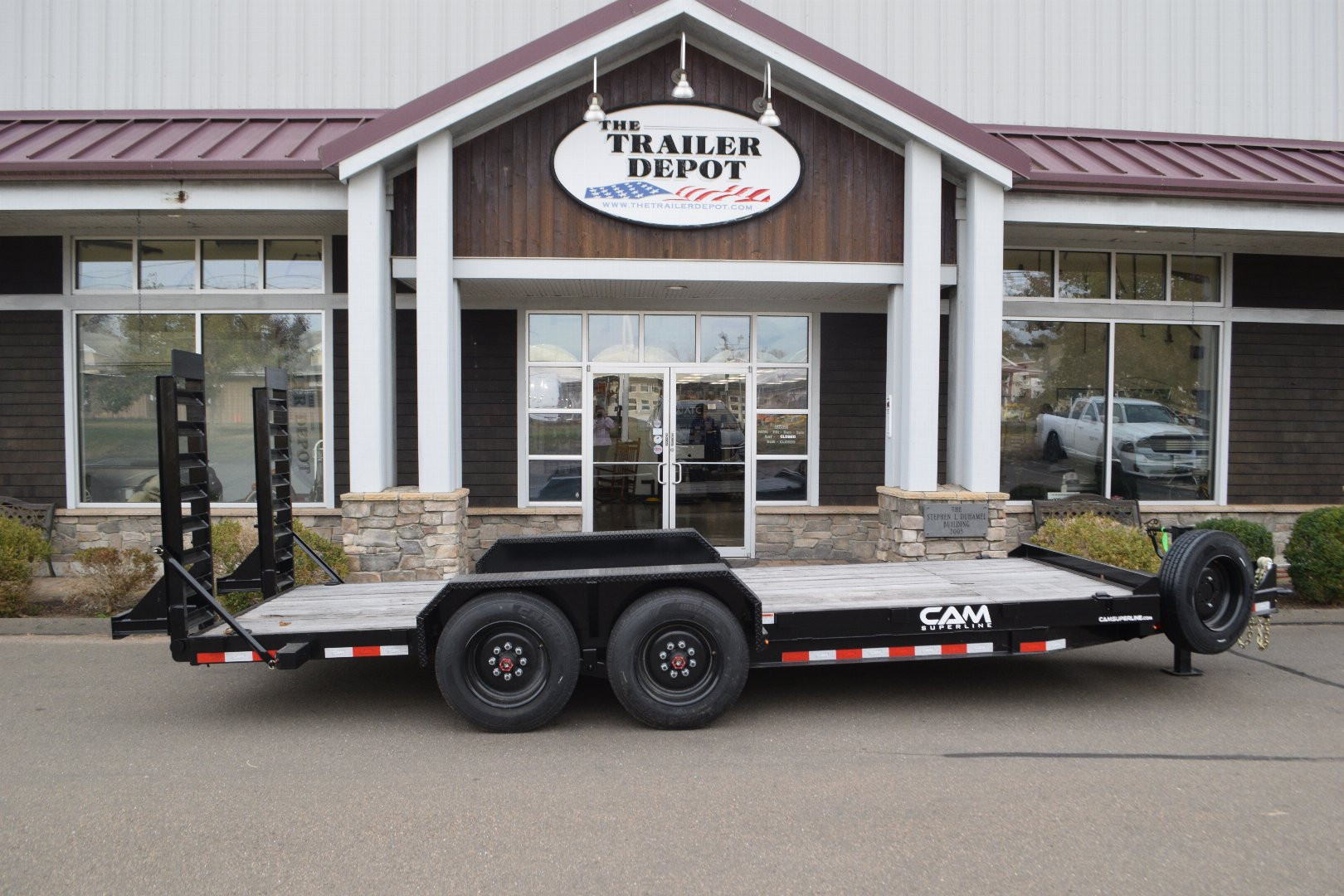 New CAM Superline 6'9" x 18' Channel Frame Equipment Trailer 17.6K for ...