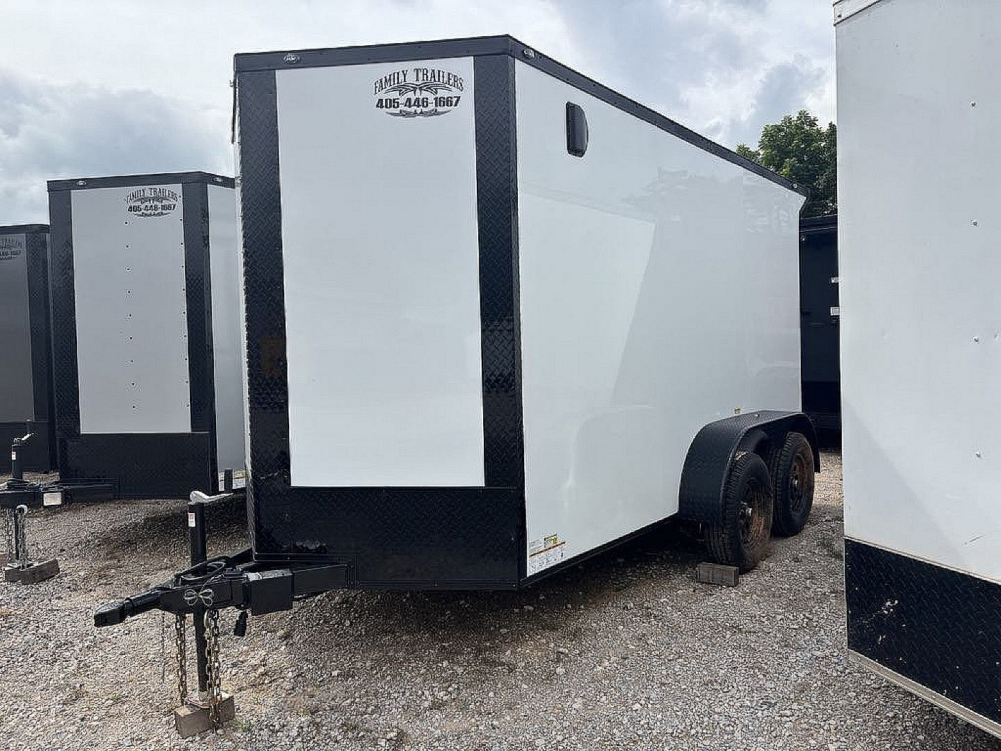 New 2025 FGT 6x12 Tandem Axle Cargo / Enclosed Trailer - BLACKOUT ...