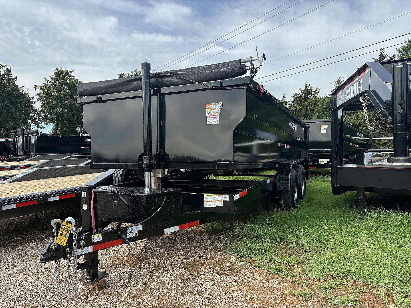 New 2025 Texas Pride Trailers 7X16X3 Dump Trailer
