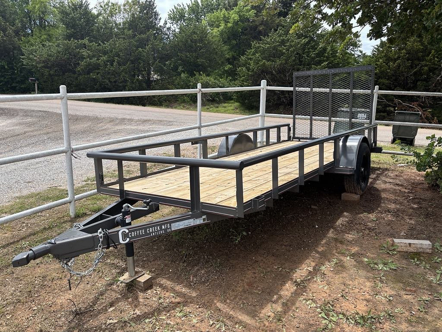 New 2025 Coffee Creek MFG 60x14SA2 Utility Trailer