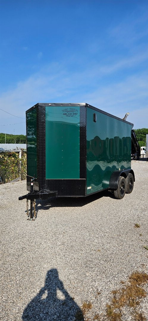New 2025 FGT 6x12 Tandem Axle Cargo / Enclosed Trailer - BLACKOUT ...