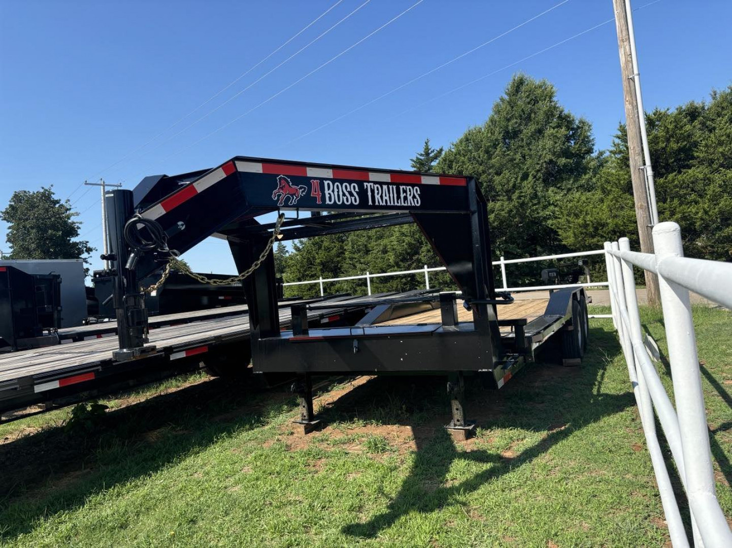 New 2024 4Boss Trailers 102x20 ELECTRIC TILT Tilt Trailer