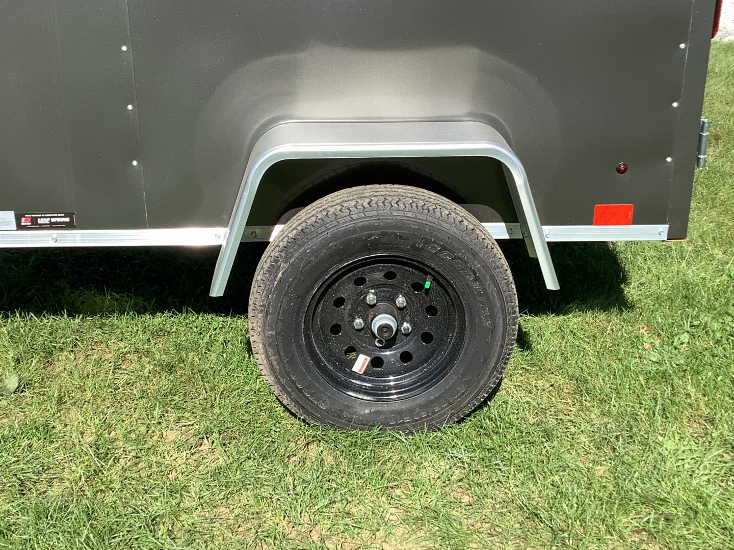 New 2025 Cross Trailers 4X6SA BETA Cargo / Enclosed Trailer SILVER for ...