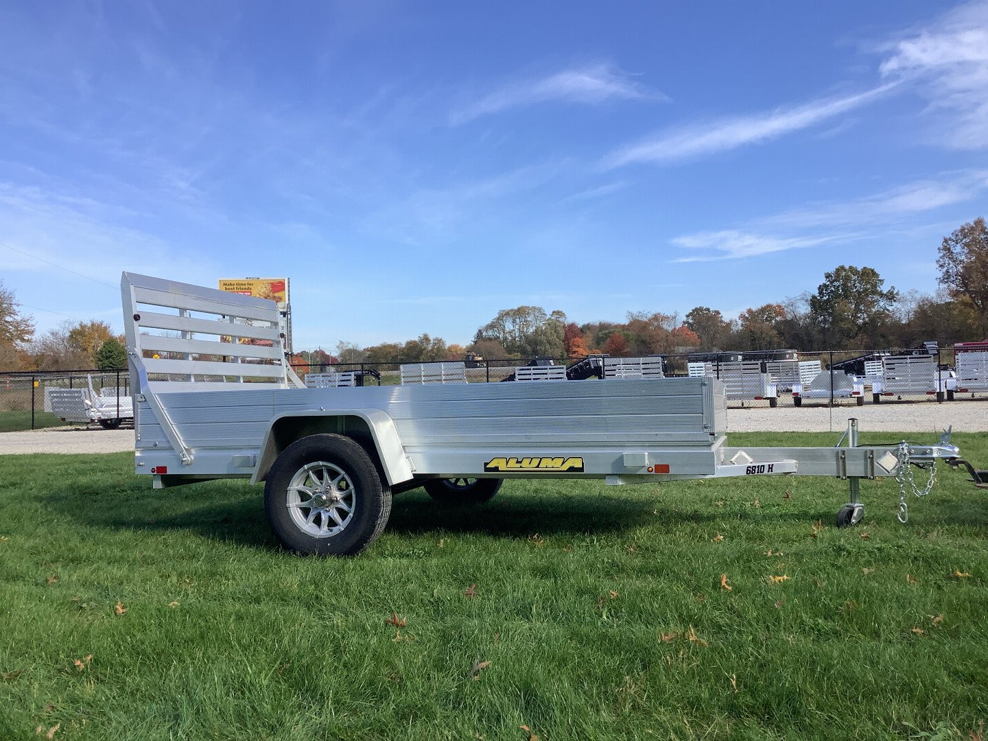 New 2024 Aluma 6810H-S-TG Utility Trailer for sale in Orrville, OH