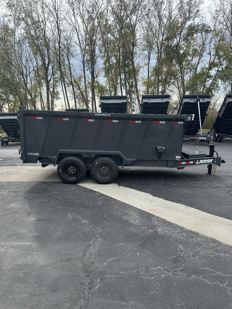 New 2025 Lamar Trailers 83" X 14' DT - 14K Telescopic Dump Trailer ...