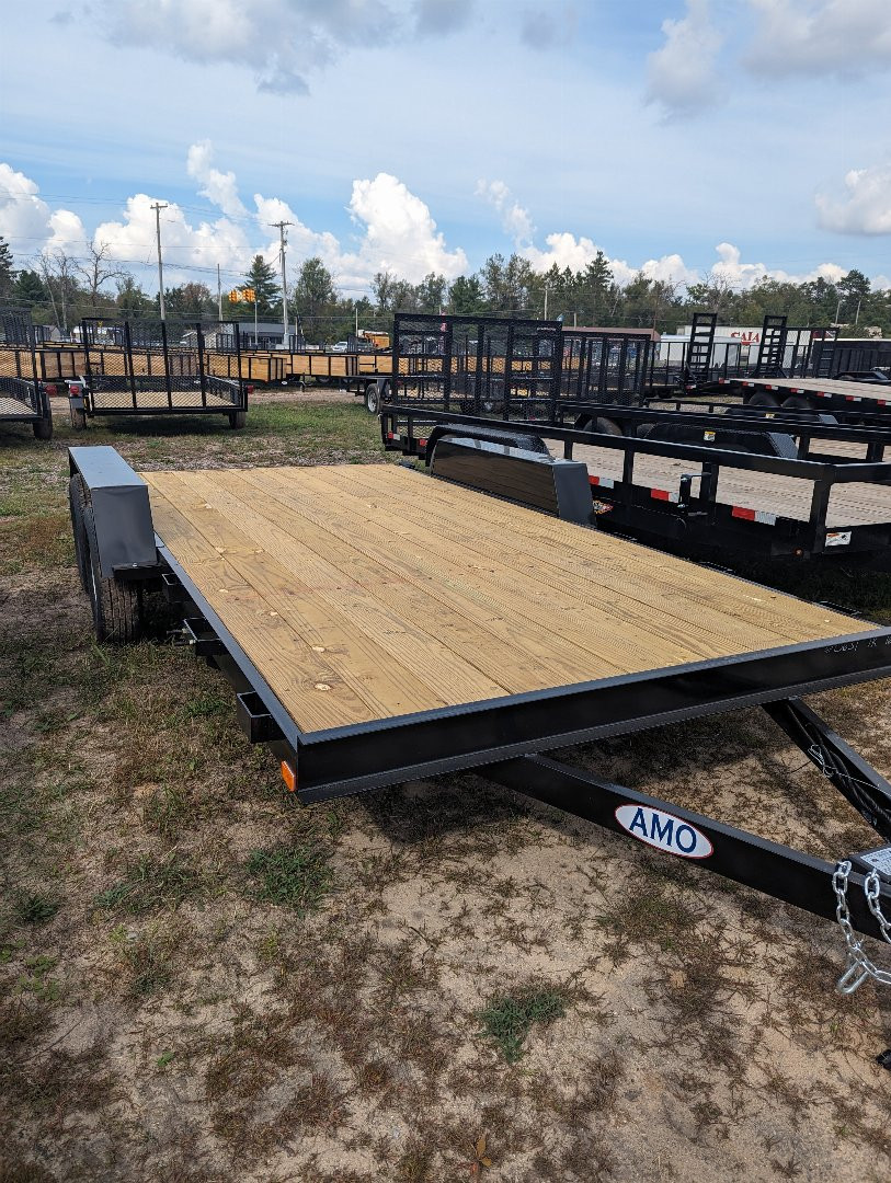 New 2025 AMO 82"X16' 7K W/ 2 BRAKE Landscape Trailer for sale in ...